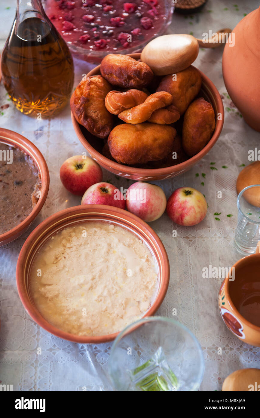 old slavonic food Stock Photo - Alamy