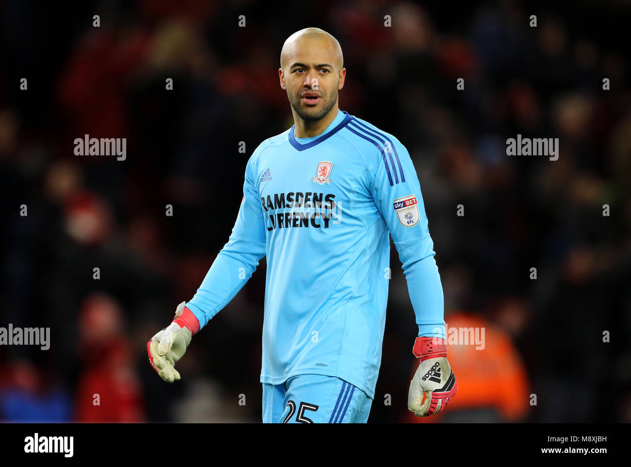 Middlesbrough goalkeeper Darren Randolph Stock Photo - Alamy