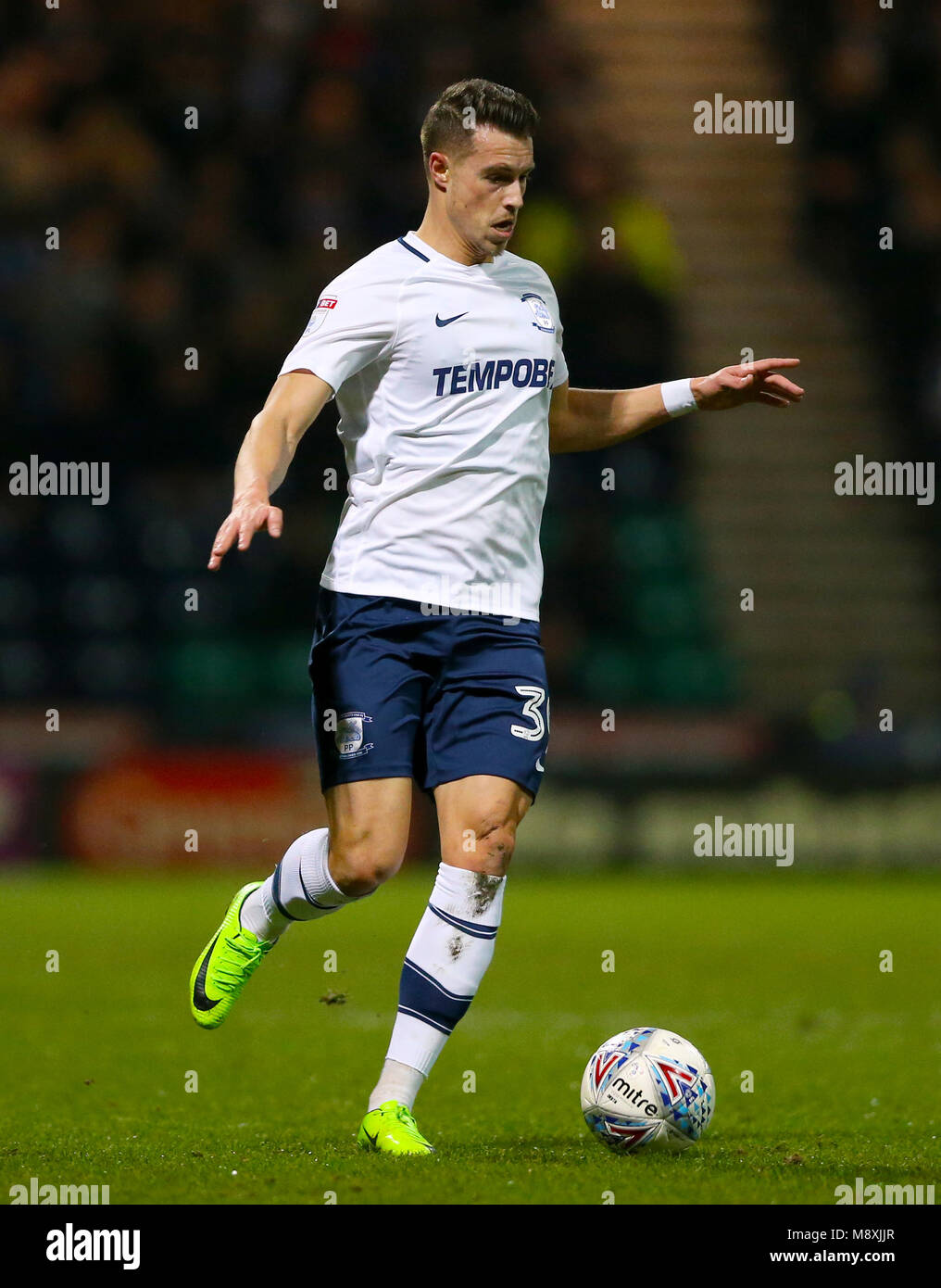 Preston North End's Billy Bodin Stock Photo - Alamy