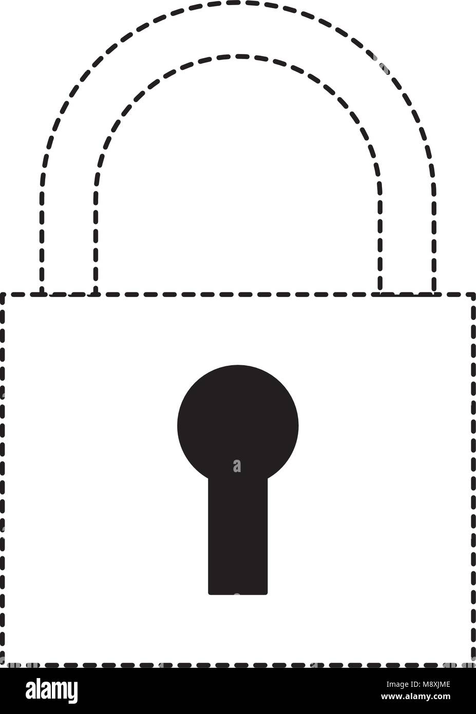 security padlock close protection icon Stock Vector Image & Art - Alamy