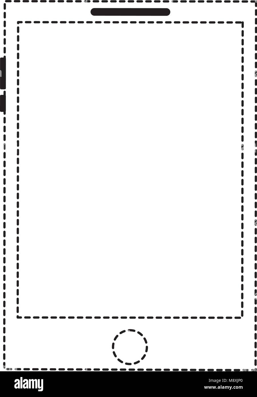 smartphone display digital device blank Stock Vector Image & Art - Alamy