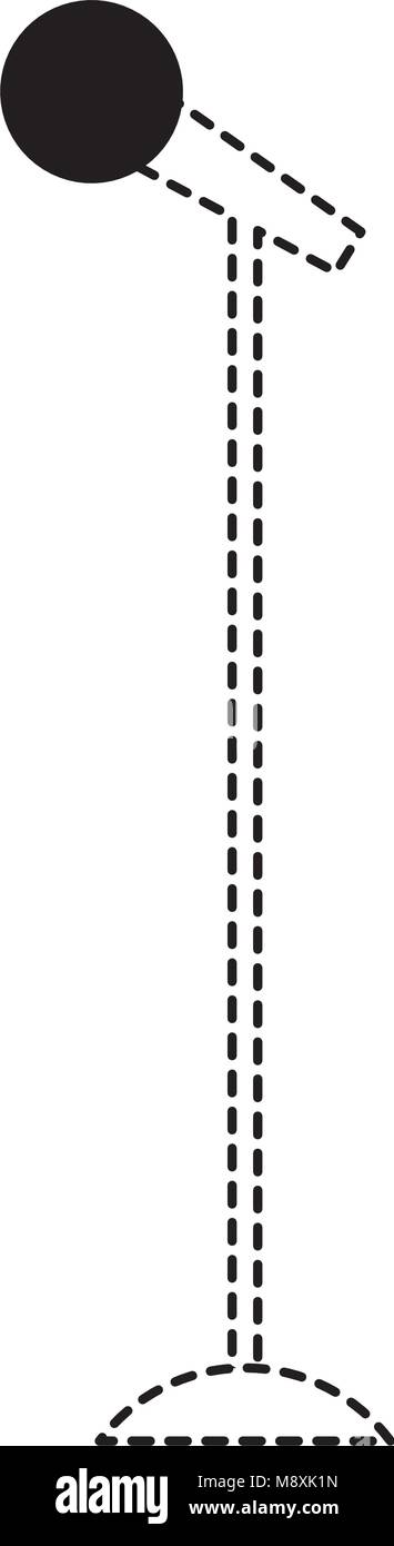 microphone stand sound voice image Stock Vector Image & Art - Alamy