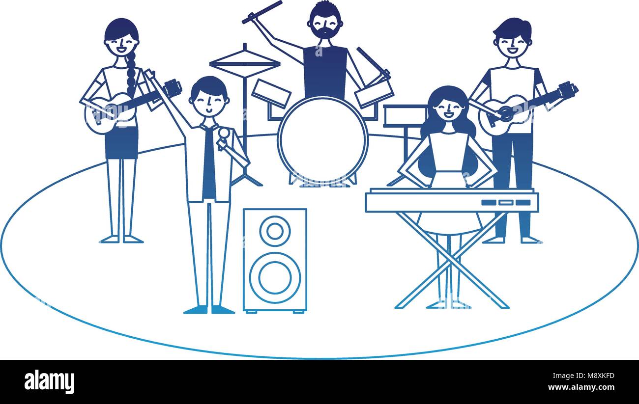 Concert Band Drawing