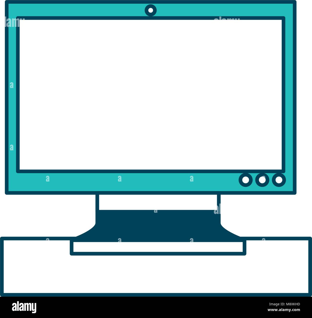 monitor screen computer technology device Stock Vector Image & Art - Alamy
