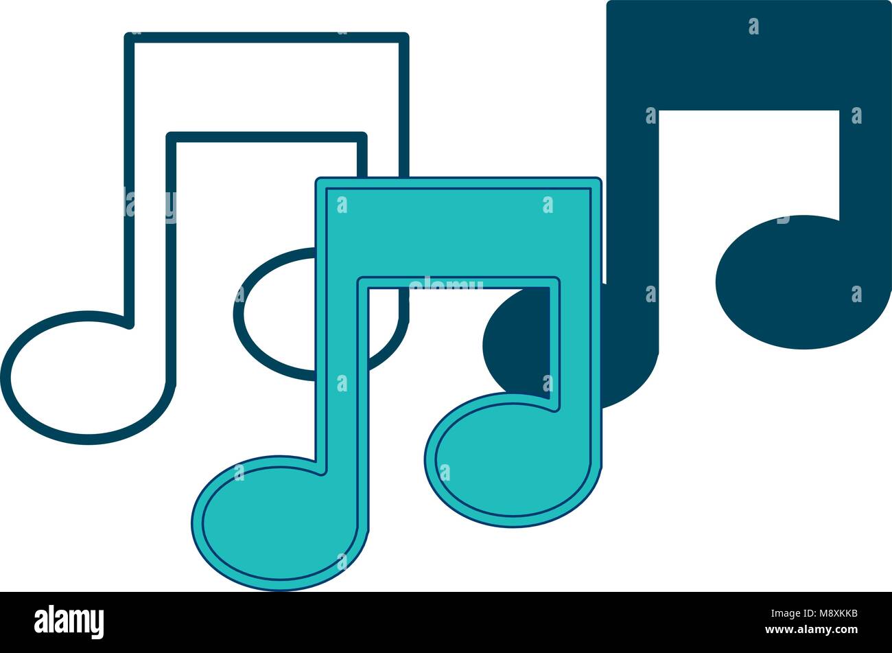 Notes multimedia media Stock Vector Images - Alamy