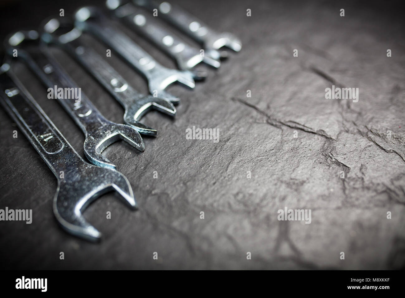 Open-end wrench set Stock Photo - Alamy