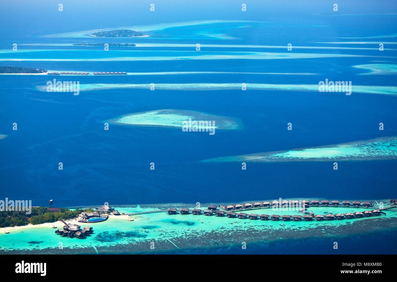 Blue Infinity (atolls of Maldives Stock Photo - Alamy