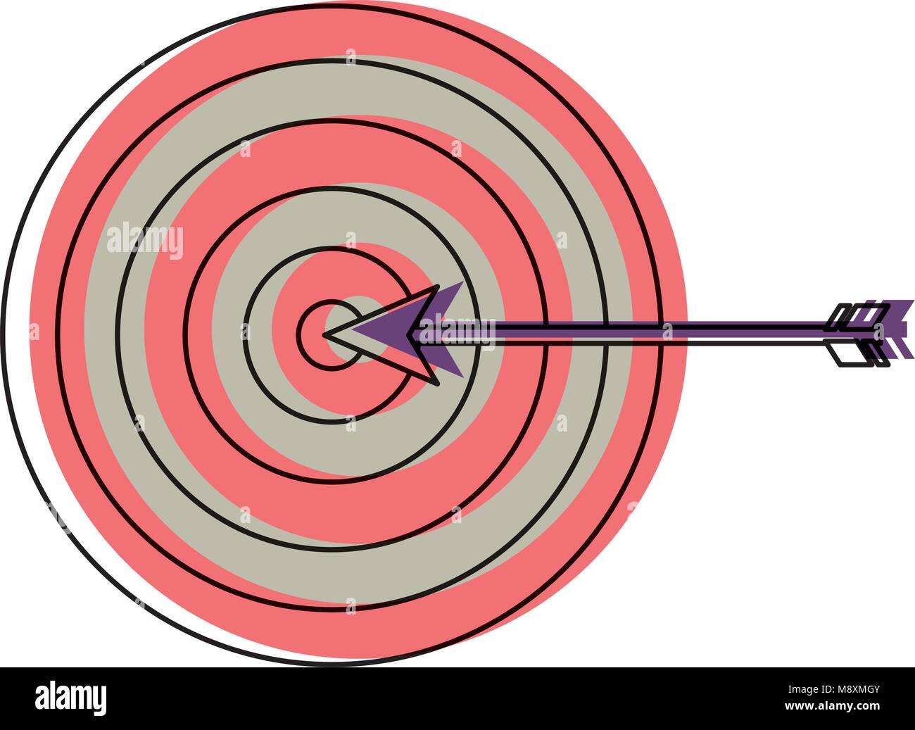 target arrow strategy business marketing Stock Vector Image & Art - Alamy