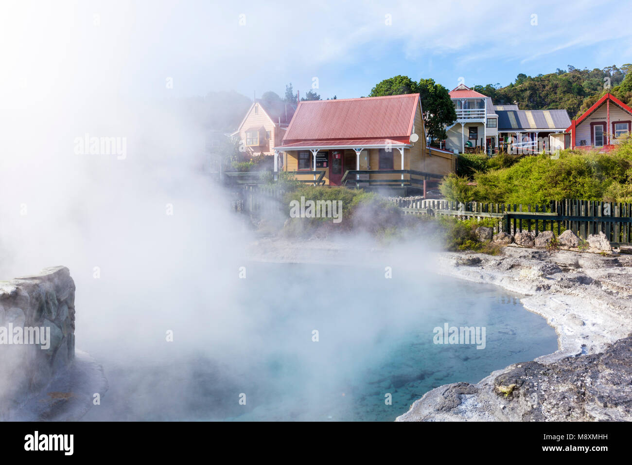 new zealand rotorua new zealand whakarewarewa rotorua Parekohuru ...