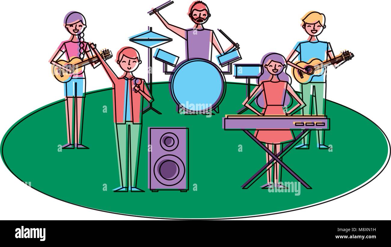 Concert Band Cartoon