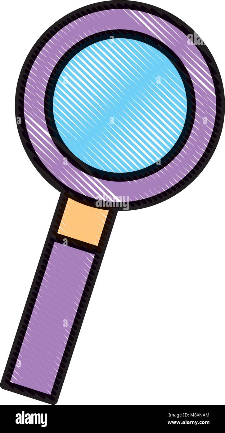 magnifier glass search find discovery Stock Vector Image & Art - Alamy