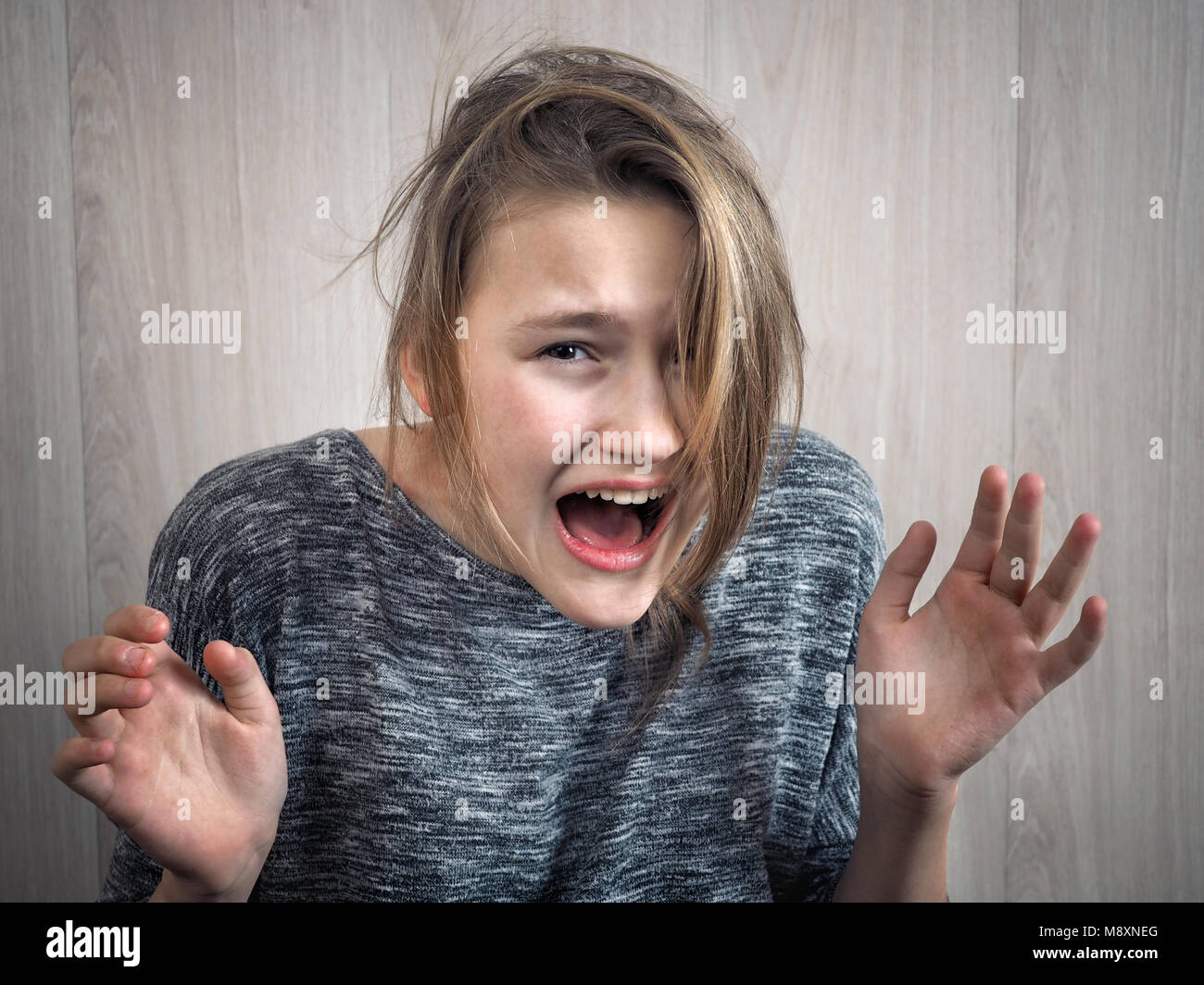 Hysterics emotions hi-res stock photography and images - Alamy