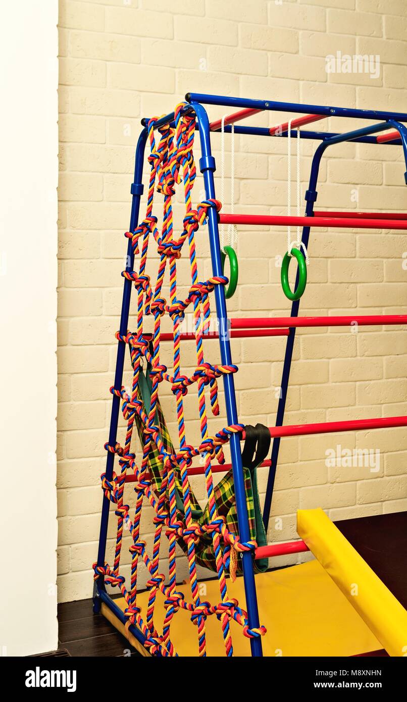 Indoor children's sports complex Stock Photo - Alamy