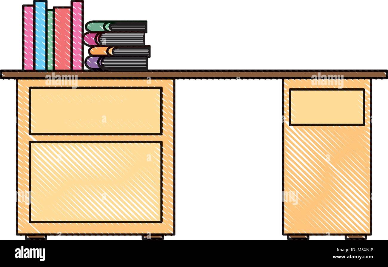 Workspace desk copy space Stock Vector Images - Alamy