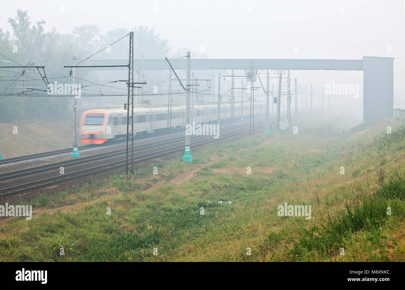 Smog in Russia after forest fire Stock Photo - Alamy