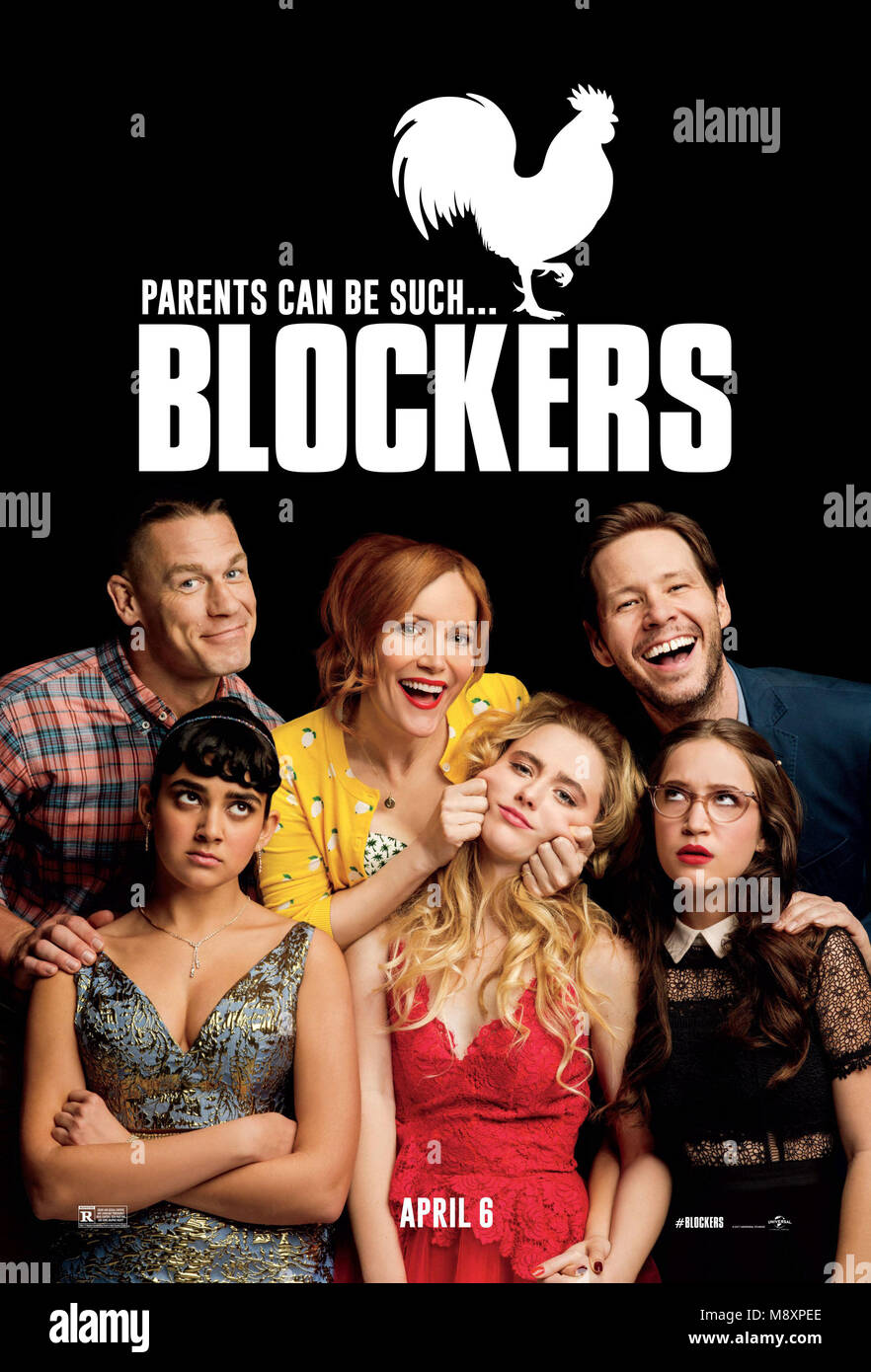 BLOCKERS, US advance poster, top, from left: John Cena, Leslie Mann ...