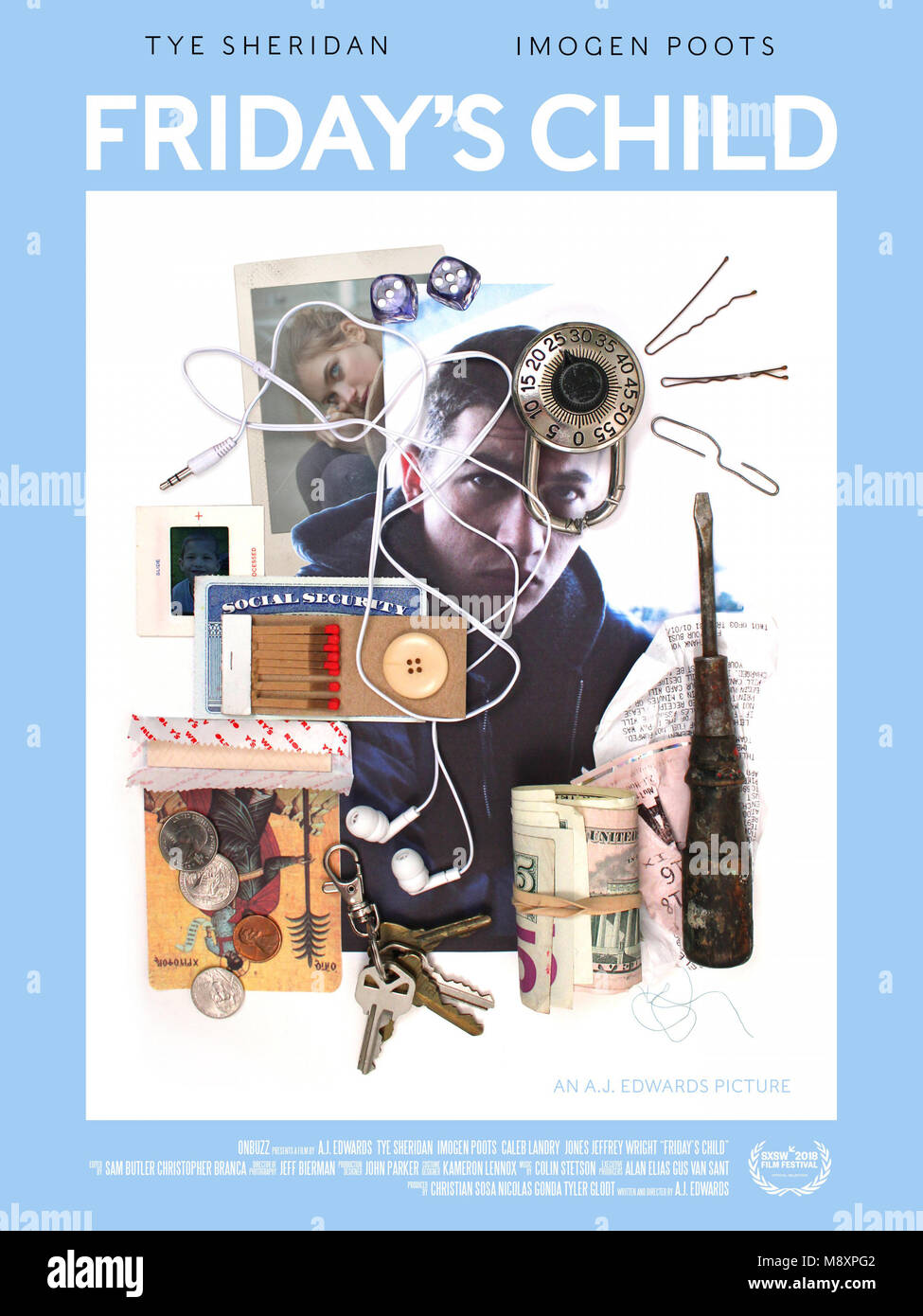 FRIDAY'S CHILD, poster, from left, Imogen Poots, Tye Sheridan, 2018 ...