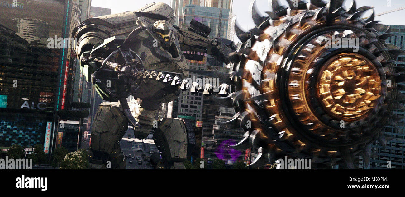 PACIFIC RIM UPRISING, Jaeger mech Bracer Phoenix, 2018. © Universal ...