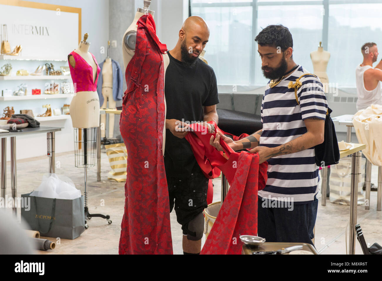 PROJECT RUNWAY: ALL STARS, from left: Ken Laurence, Fabio Costa, 'Posen ...