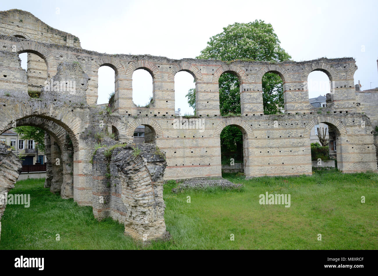 Gallo-Roman ruins of the ancient Palais Galien Stock Photo - Alamy
