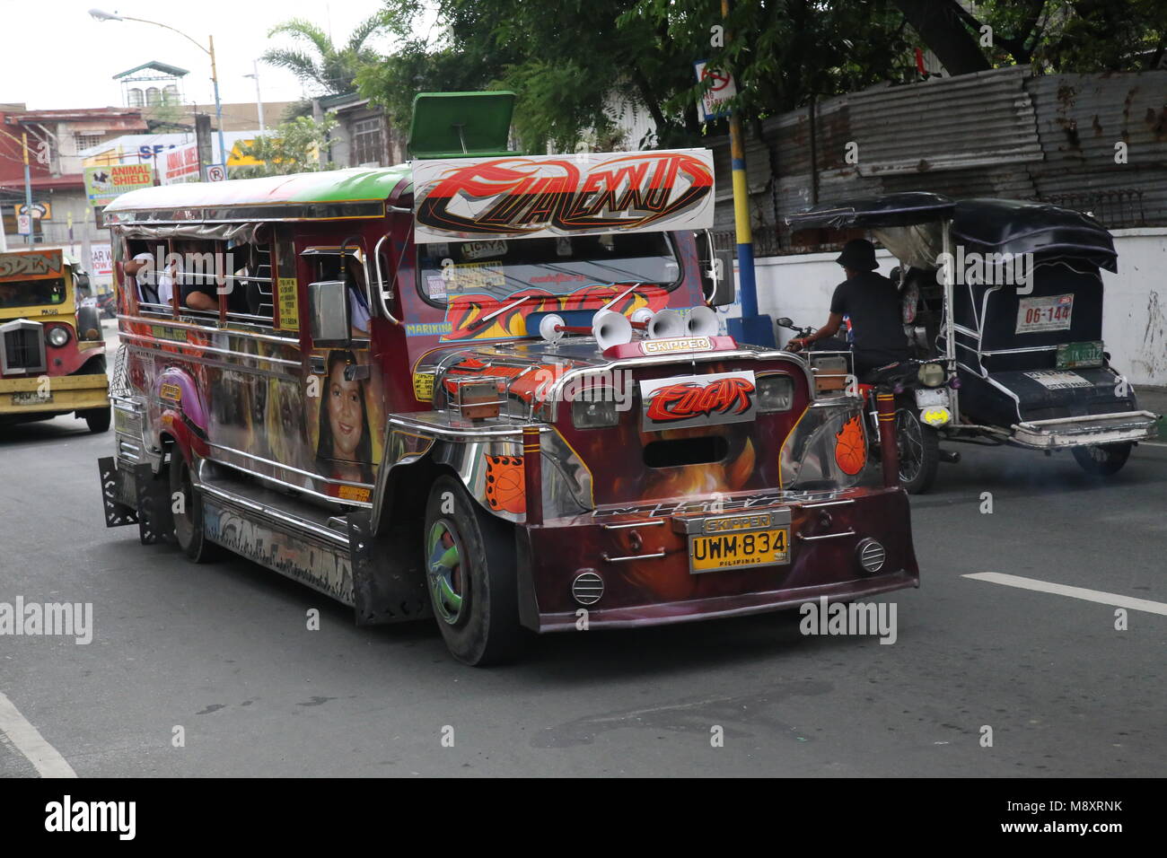 Jeepney in the Philippines Stock Photo - Alamy