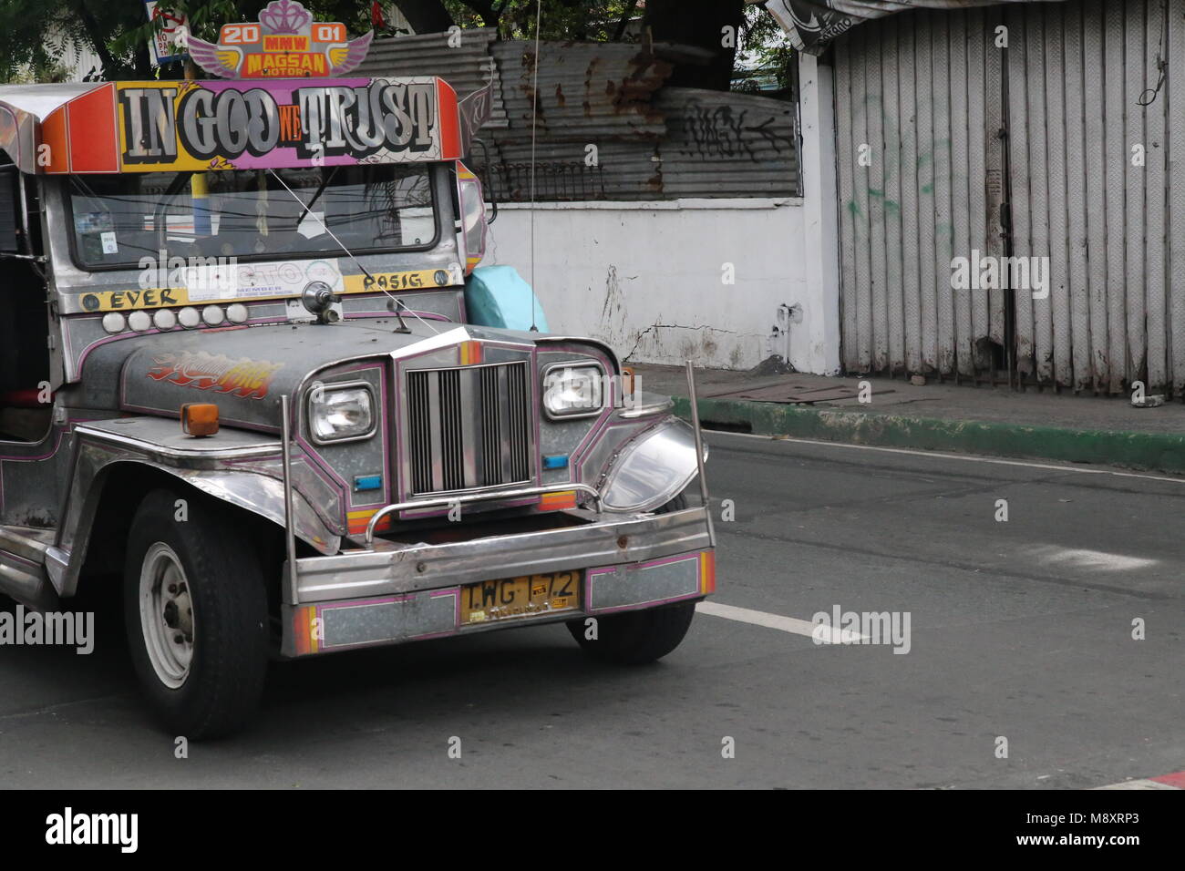 Jeepneys in Manila Stock Photo - Alamy