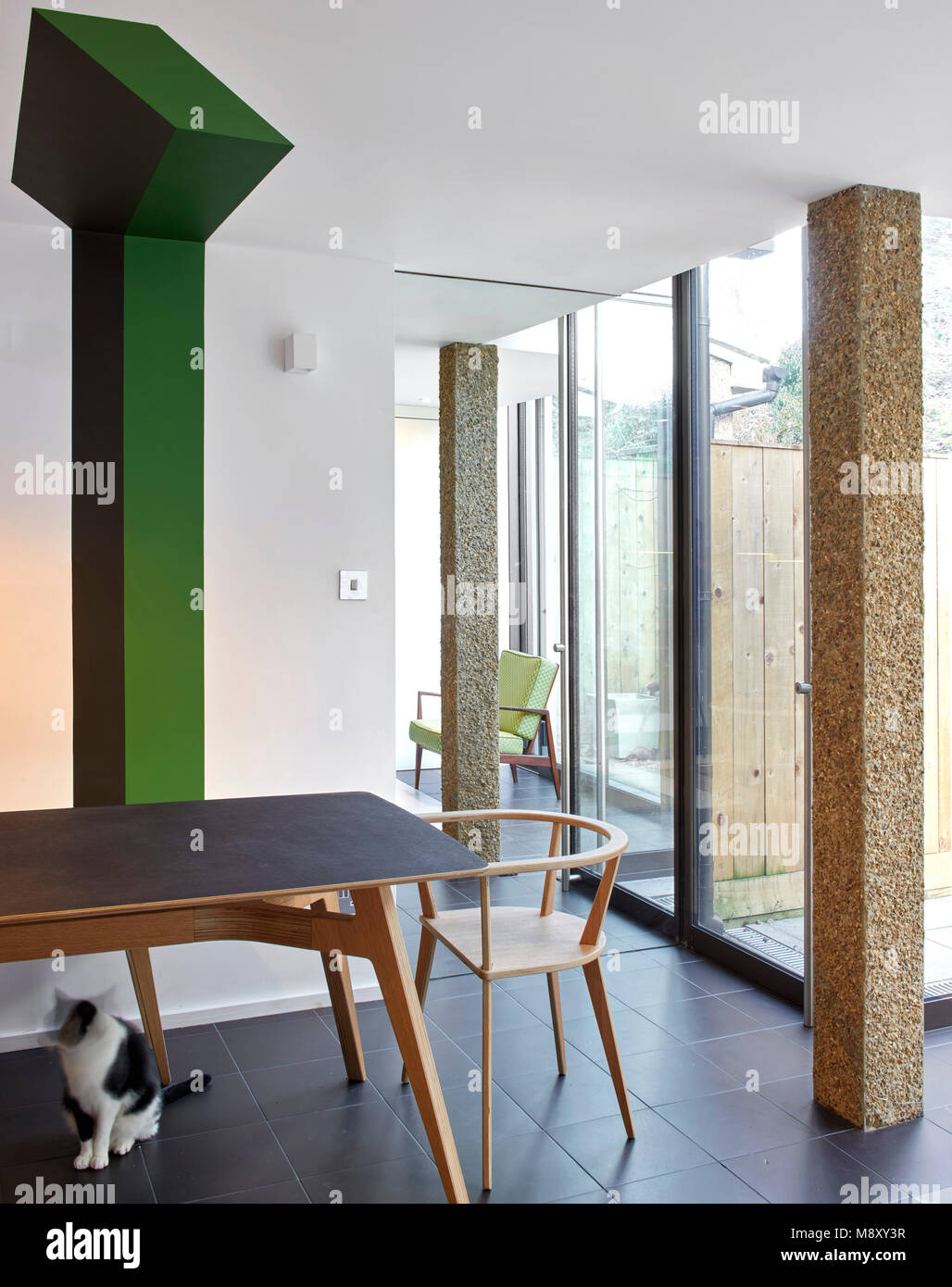 Interior view with cat. Sean Griffiths, London, United Kingdom ...