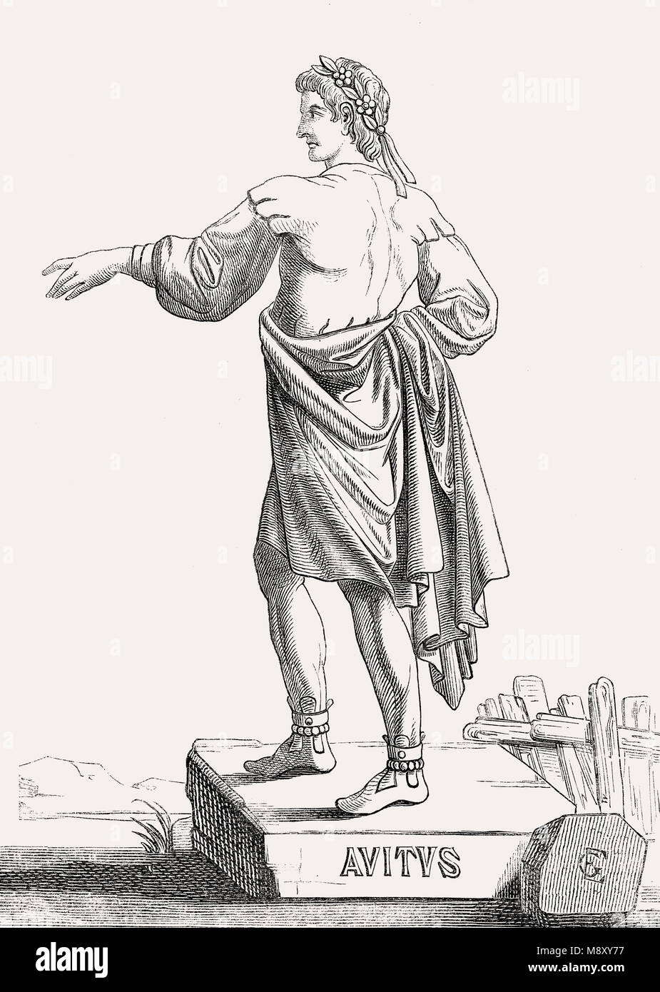 Marcus Maecilius Flavius Eparchius Avitus, Western Roman Emperor from ...