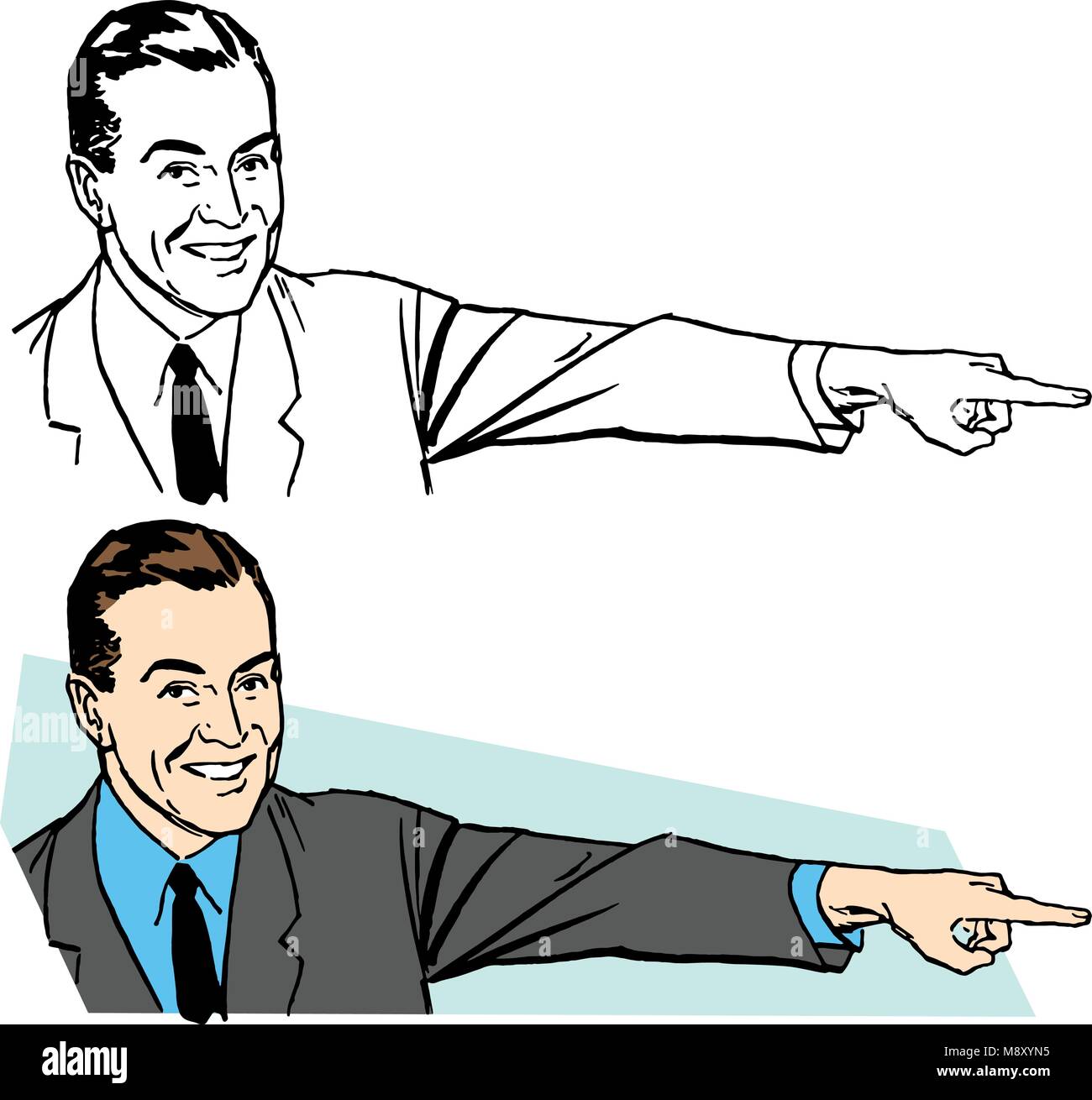 Pointing Finger Meme Cartoon