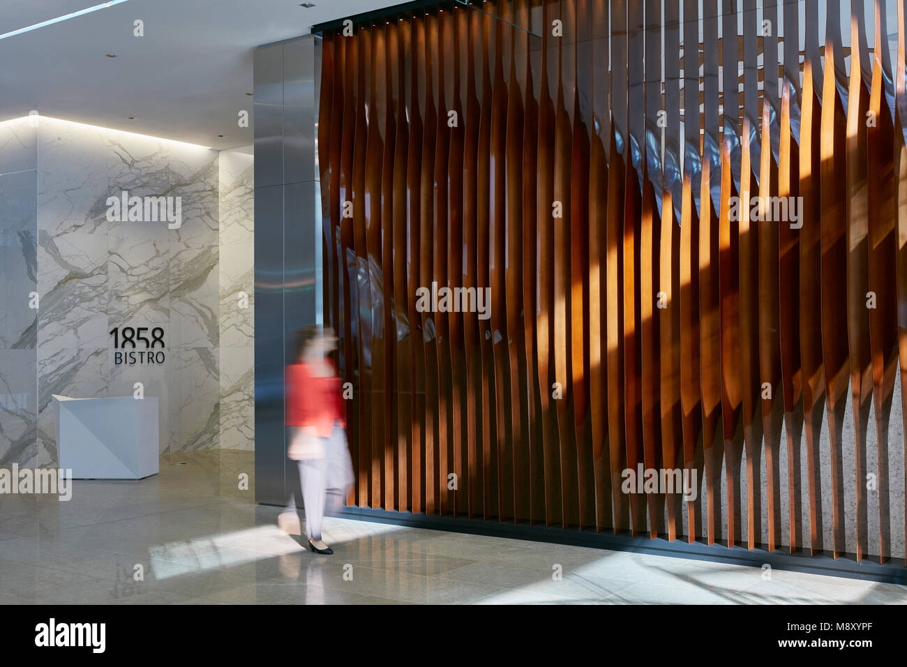 Entrance lobby. Deloitte Toronto, Toronto, Canada. Architect: Arney ...