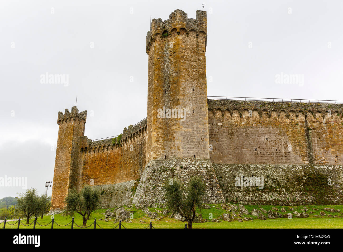 Old Fortress with high tower Stock Photo - Alamy