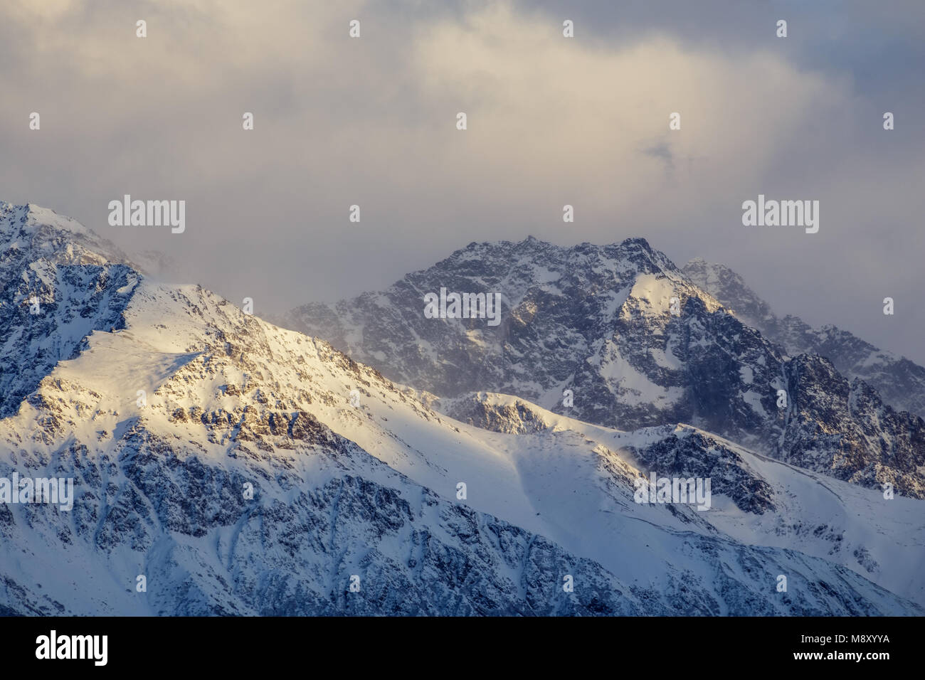 Chugach Mountains, Eagle River, Anchorage, Alaska Stock Photo - Alamy