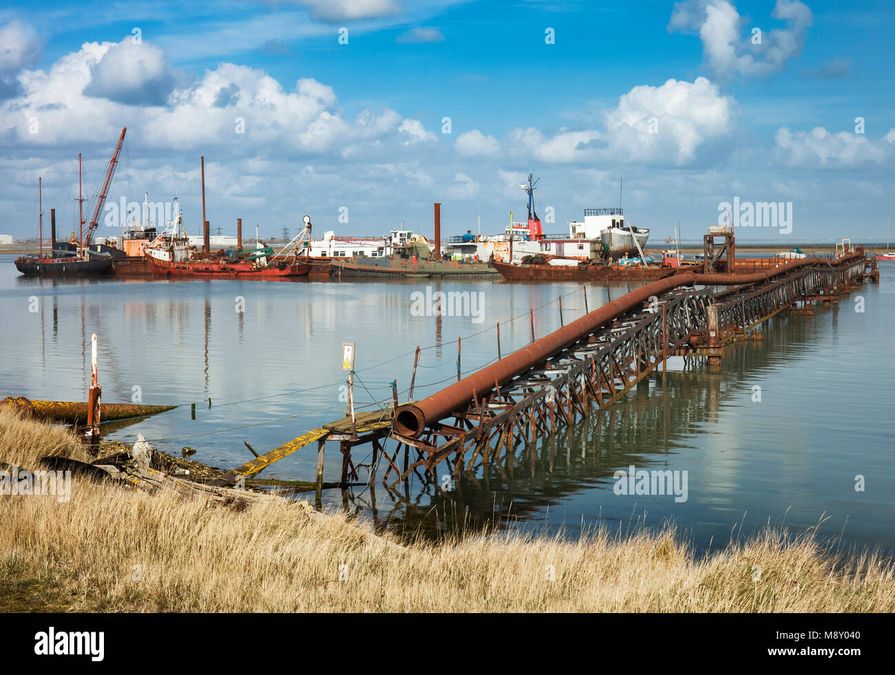 Queenborough harbour boats hi-res stock photography and images - Alamy