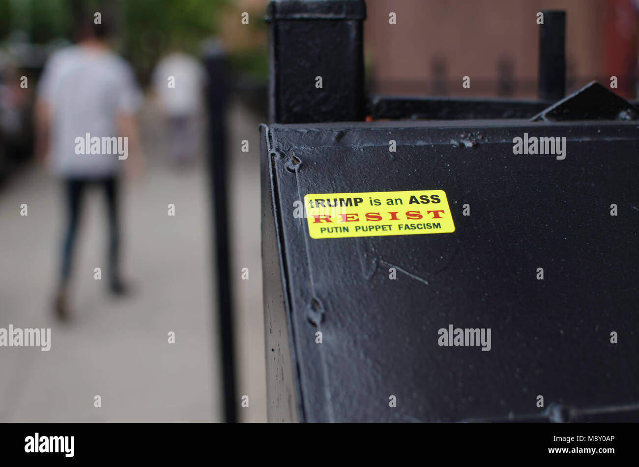 Protest sticker hi-res stock photography and images - Alamy