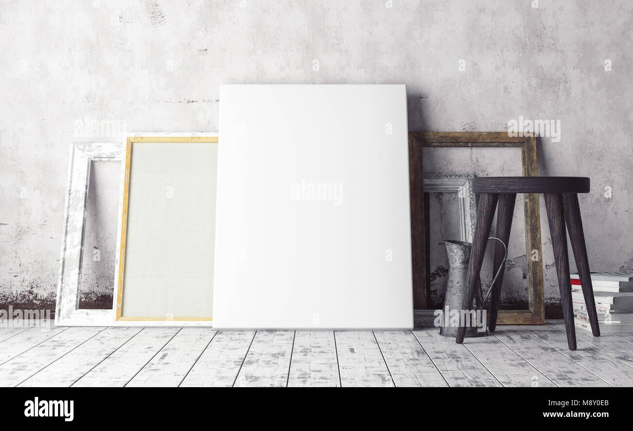 Mock up artists studio hi-res stock photography and images - Alamy