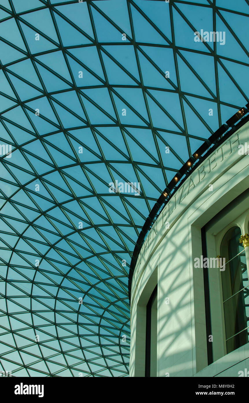 Ceiling of the British Museum Stock Photo - Alamy