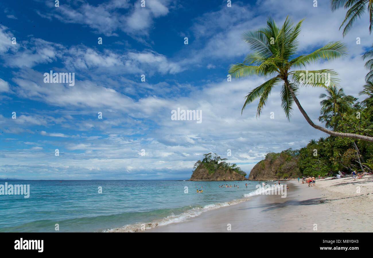 Tropical beach. Costa Rica, tourist paradise Stock Photo - Alamy