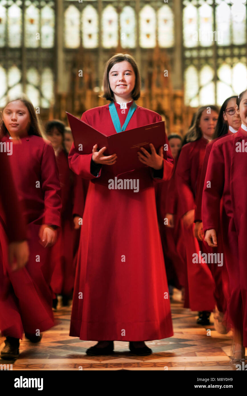 Gloucester Cathedral which is now recruiting girl choristers to the ...