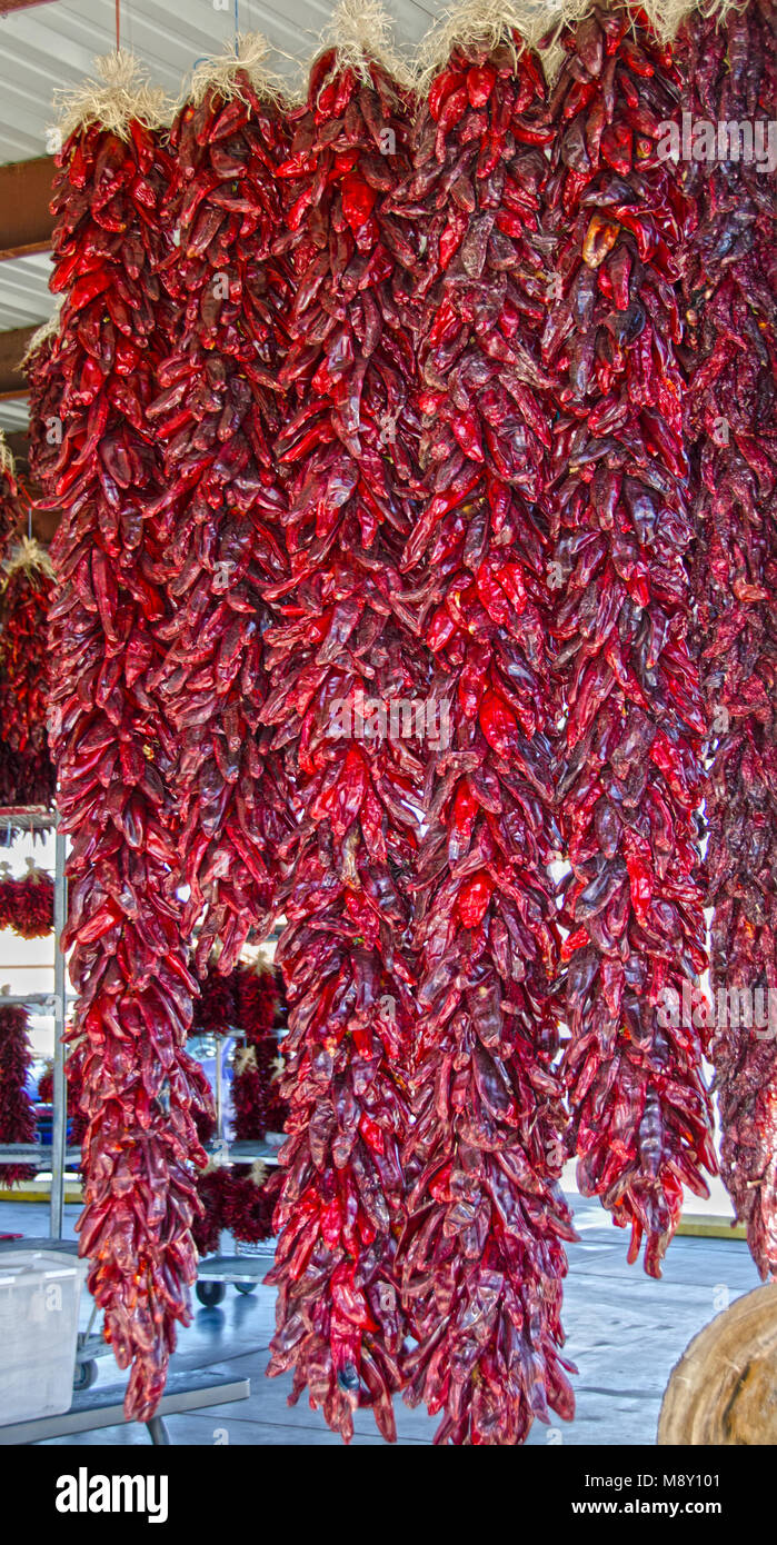 Chili ristras hi-res stock photography and images - Alamy