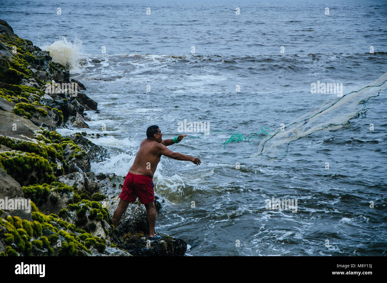 Fishermen throwing fish hi-res stock photography and images - Alamy