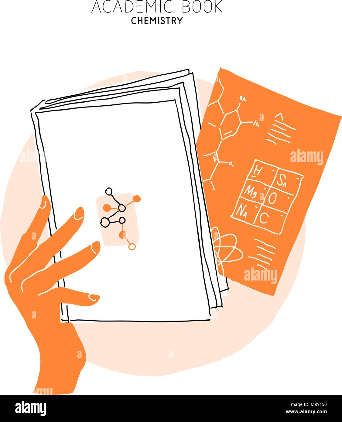 color background open book with light halo icons academic knowledge ...