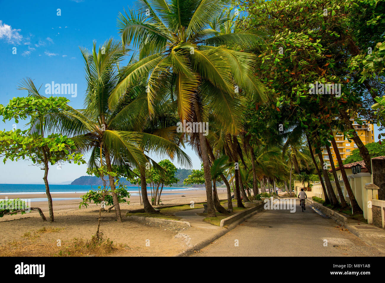 Tropical beach. Costa Rica, tourist paradise Stock Photo - Alamy