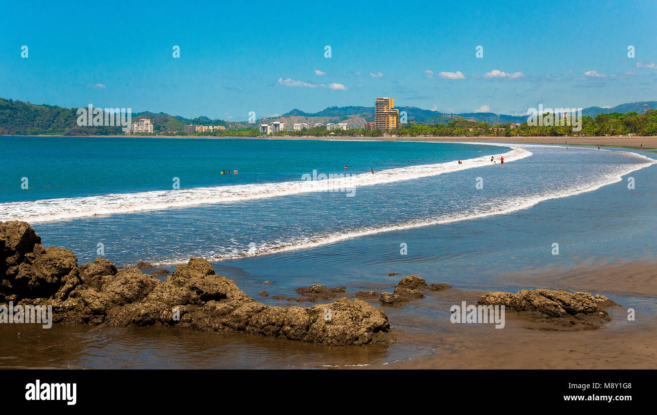 Tropical beach. Costa Rica, tourist paradise Stock Photo - Alamy