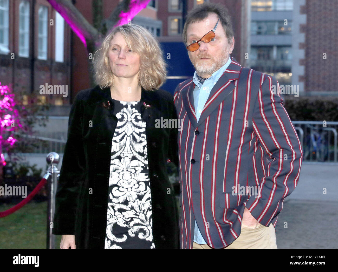 Editor of Viz magazine Simon Donald arrives for the gala performance of ...