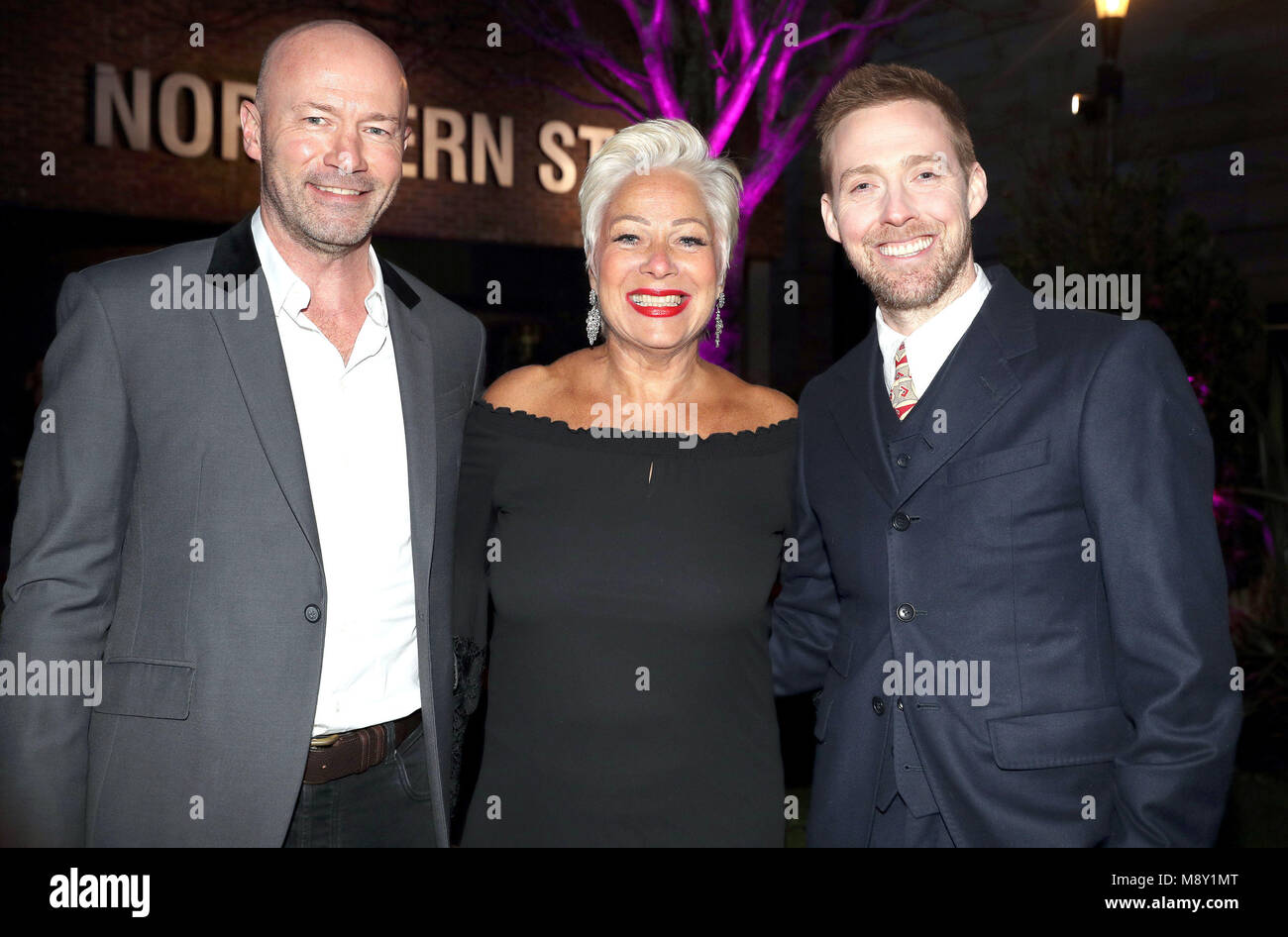 (left to right) Alan Shearer, Denise Walsh and Ricky Wilson arrive for ...
