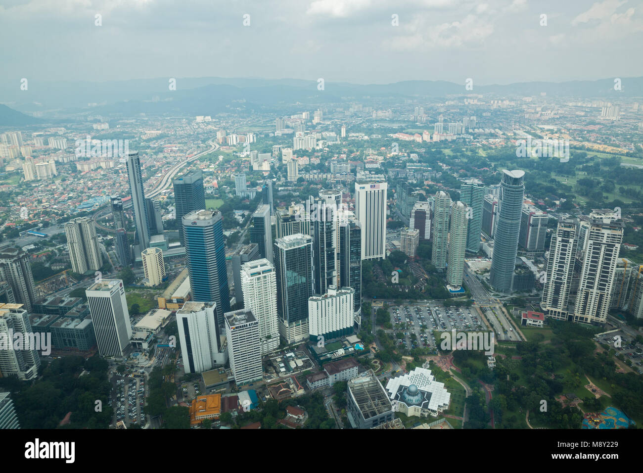 Petronas tower view from top hi-res stock photography and images - Alamy