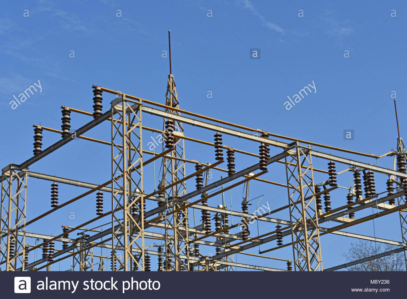 Substation Distribution Electric Stock Photos & Substation Distribution ...