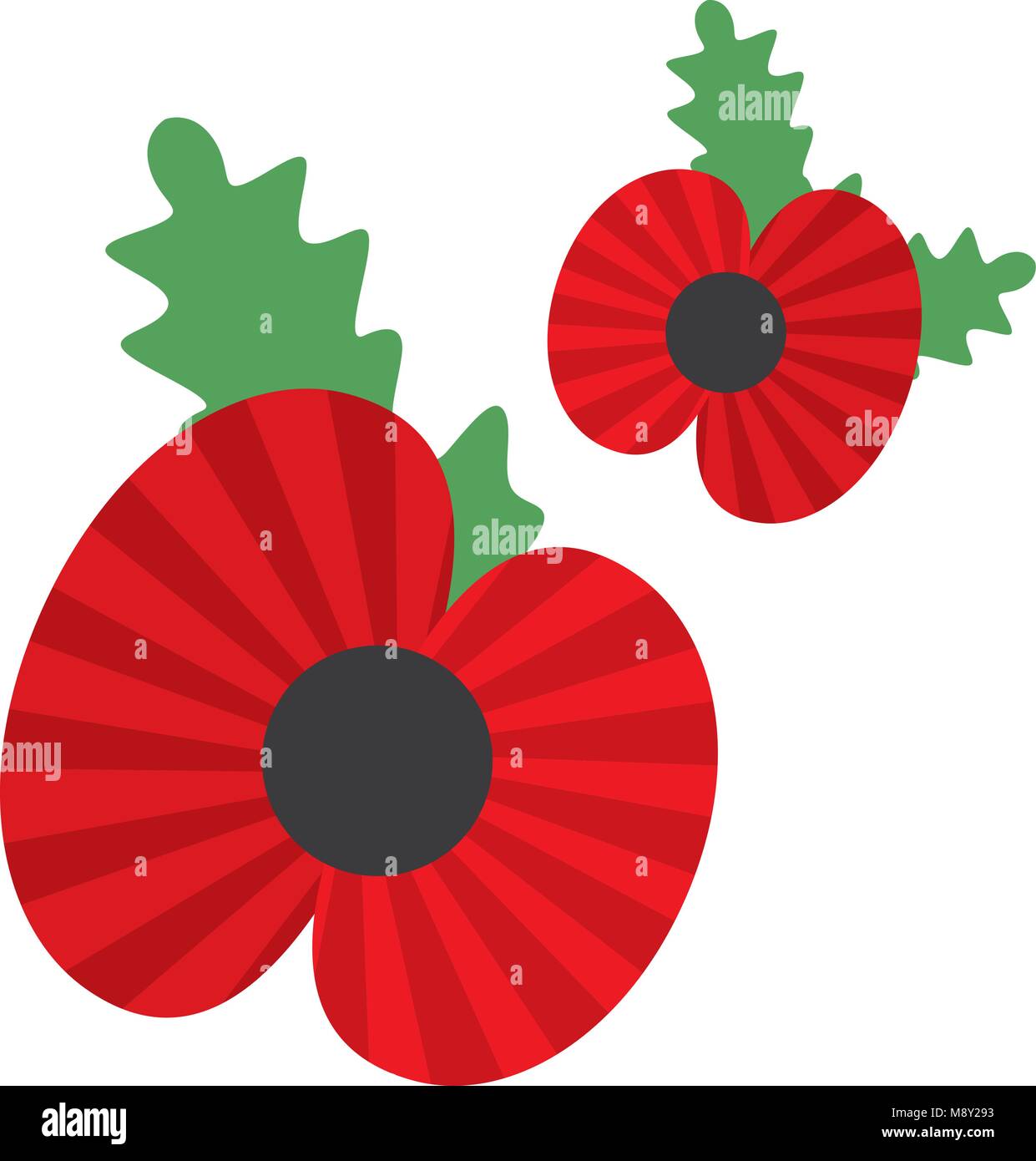 Poppy vector vectors hi-res stock photography and images - Alamy