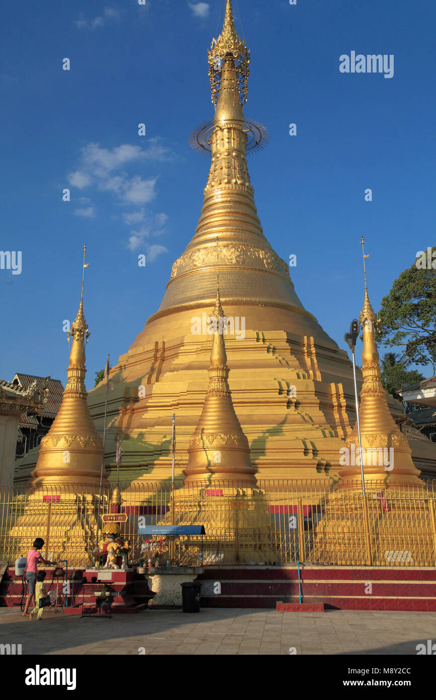 Myanmar, Mon State, Mawlamyine, Kyaik Thoke Pagoda Stock Photo - Alamy