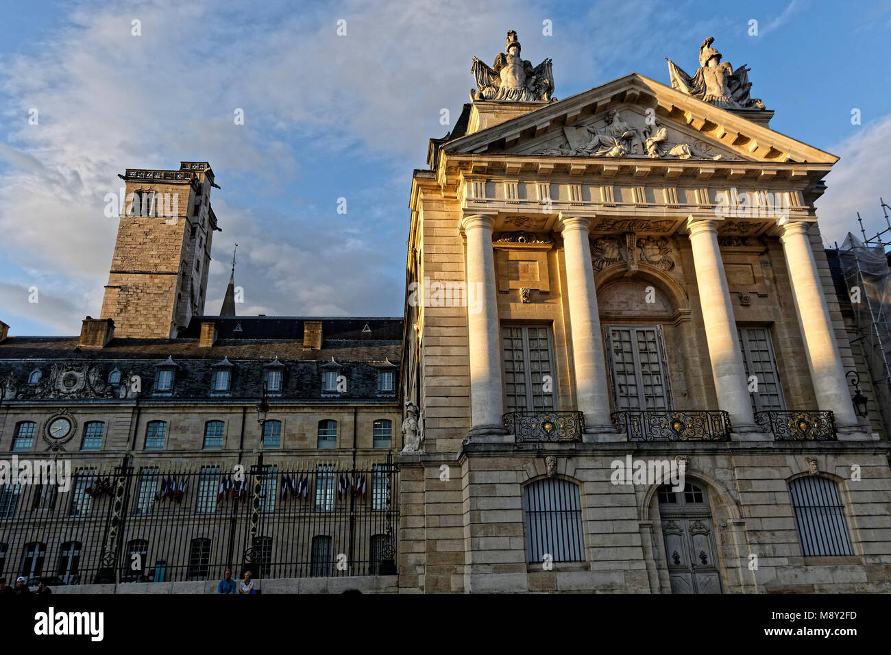The Palais des Ducs in Dijon, Burgundy, a world heritage city and ...